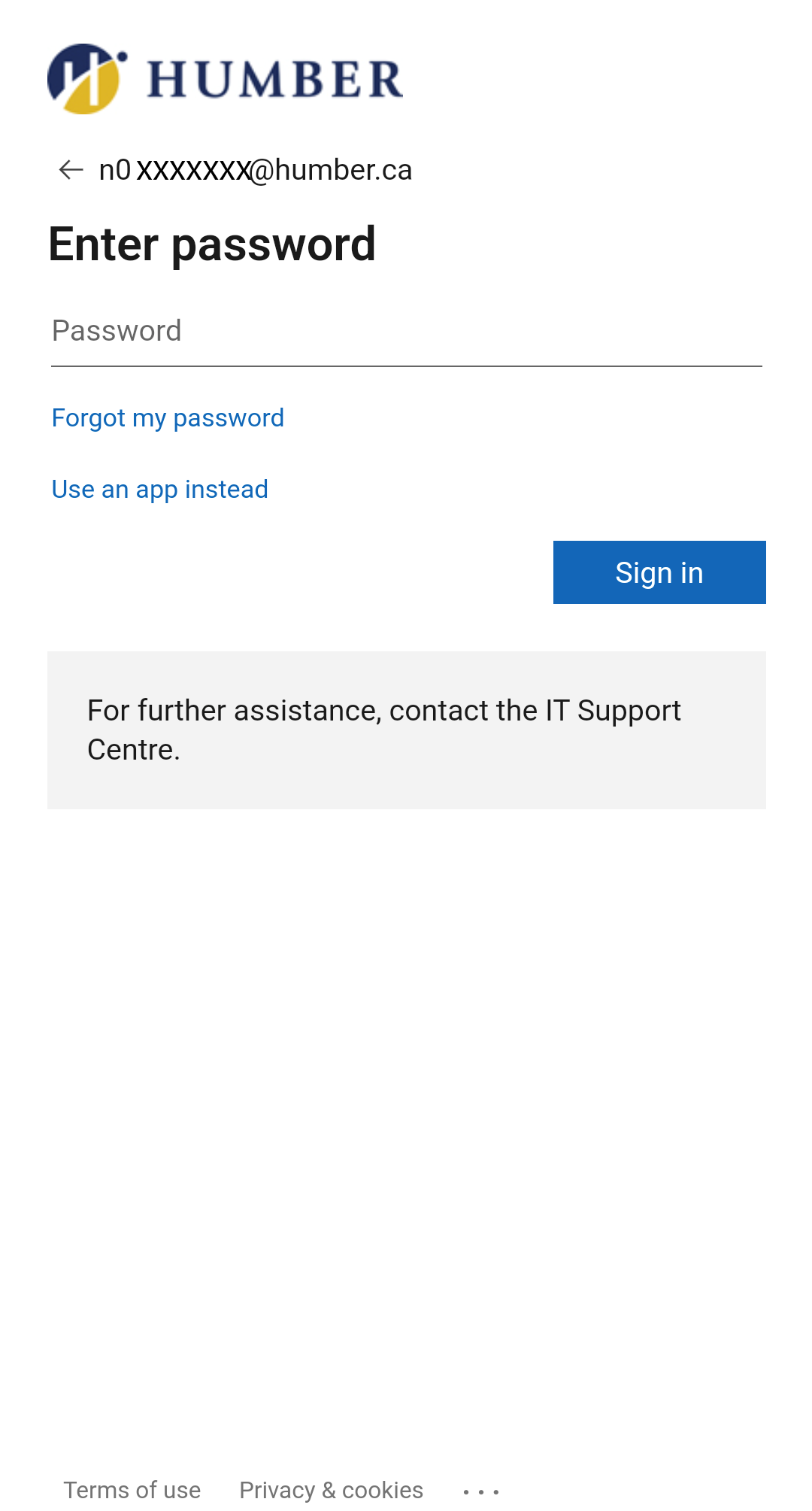 Upload Your Photo - Humber Polytechnic